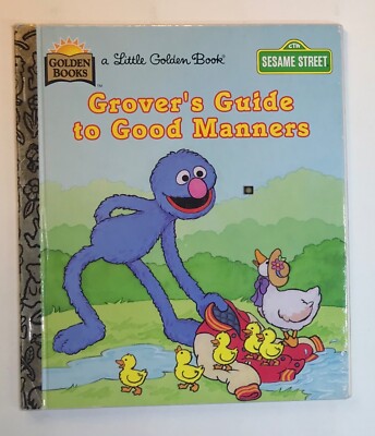 Grover's Guide to Good Manners PBS CTW Sesame Street Little Golden Book ...