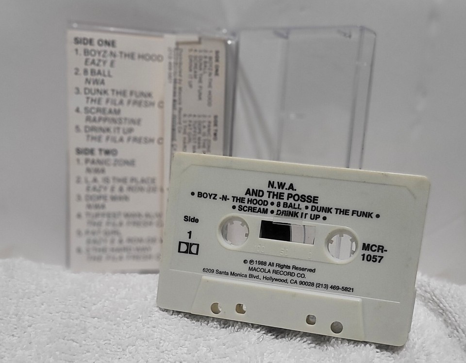 NWA And The Posse 1987 Cassette Tape Hip-Hop Rap - Easy E original 1st ...