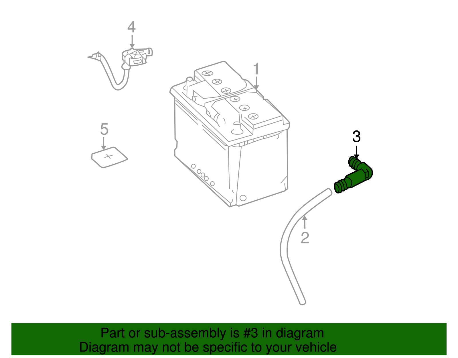 Mercedes-Benz 0009903872 Genuine OEM Battery Elbow for sale online | eBay