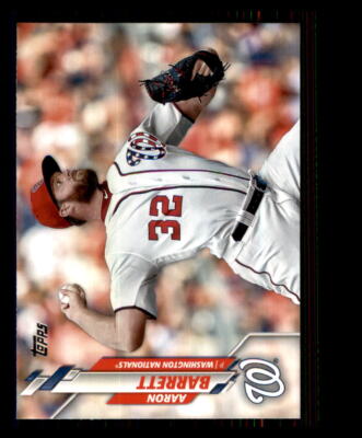 2020 Baseball Topps Aaron Barrett Washington Nationals #670 | eBay