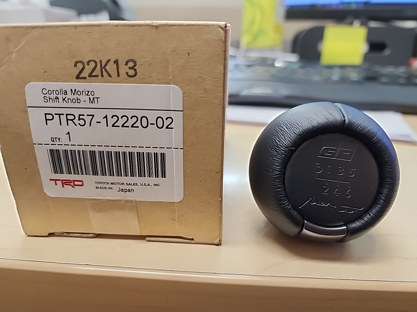 2023 2024 Toyota GR Corolla Morizo Leather Manual Shift Knob PTR57 ...
