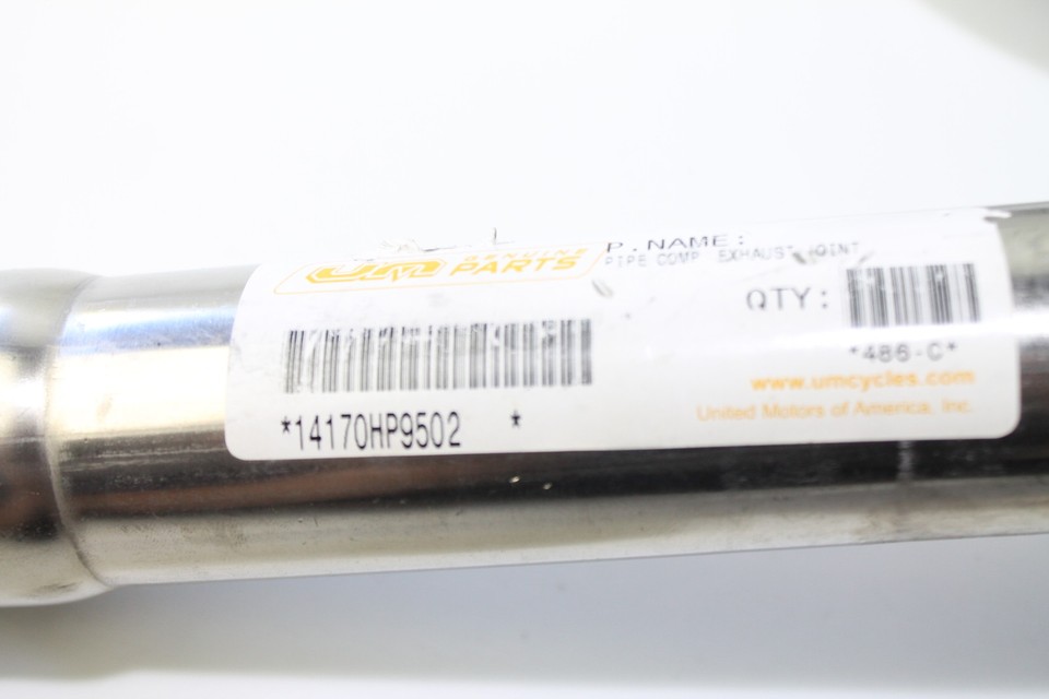 Hyosung GV650 Aquila 650 Exhaust Header Mid Pipe United Motors V2C 650S ...