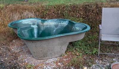 Large Fibreglass Pond Liner – 2.5m Curved Garden/ Wildlife Pond | eBay UK