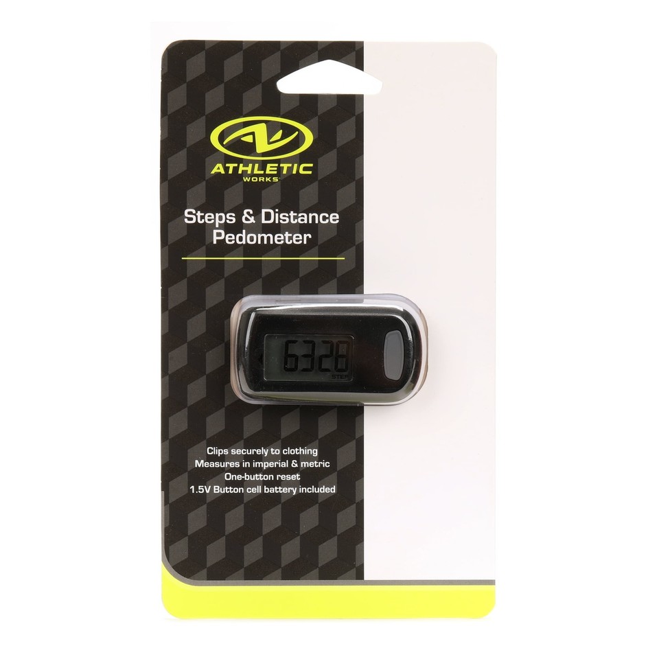 Athletic Works Step and Distance Pedometer | eBay