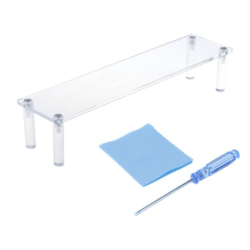 Acrylic Riser Clear Display Risers Stand Tabletop Rectangular Organizer ...