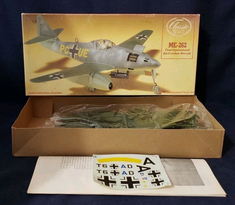Lot of 6 Fighter Plane Model Kits Messerschmitt, Thunderbolt &More Open ...