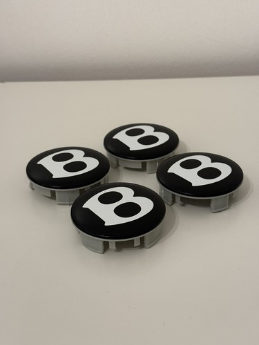 4 Piece Set Of Black Bentley Wheel Centre Caps 68mm 2009-2017 | eBay UK