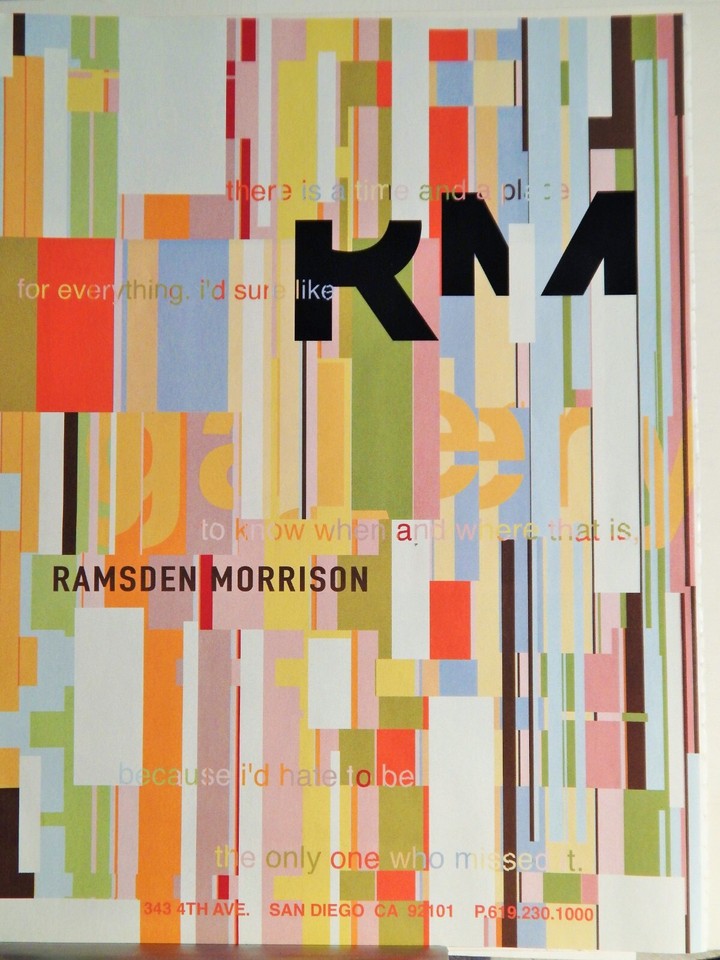 RON CHESPAK / RAMSDEN MORRISON ART PIECES ORIG VTG 2002-2 ADVERTISEMENT ...