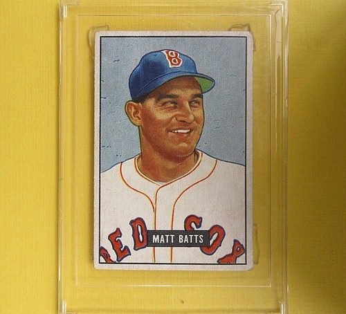 MATT BATTS 1951 VINTAGE Bowman #129 Boston Red Sox | eBay