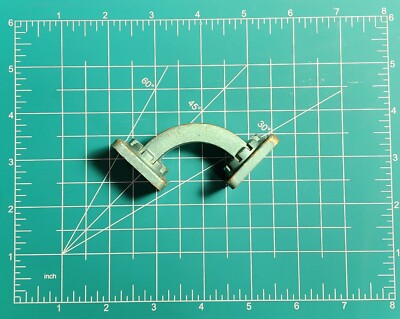 WR-62 Waveguide 2" 90deg Bend Transition Adapter | eBay