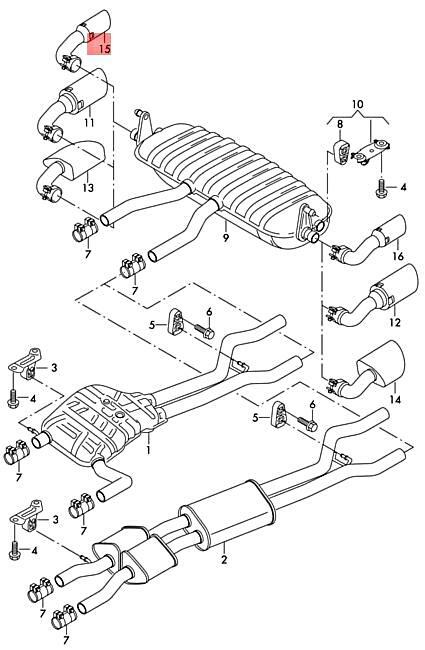 NEW VW TOUAREG 7P5 7P6 TRIM ROUND RIGHT 7P6253682Q ORIGINAL NO DUTY TO ...