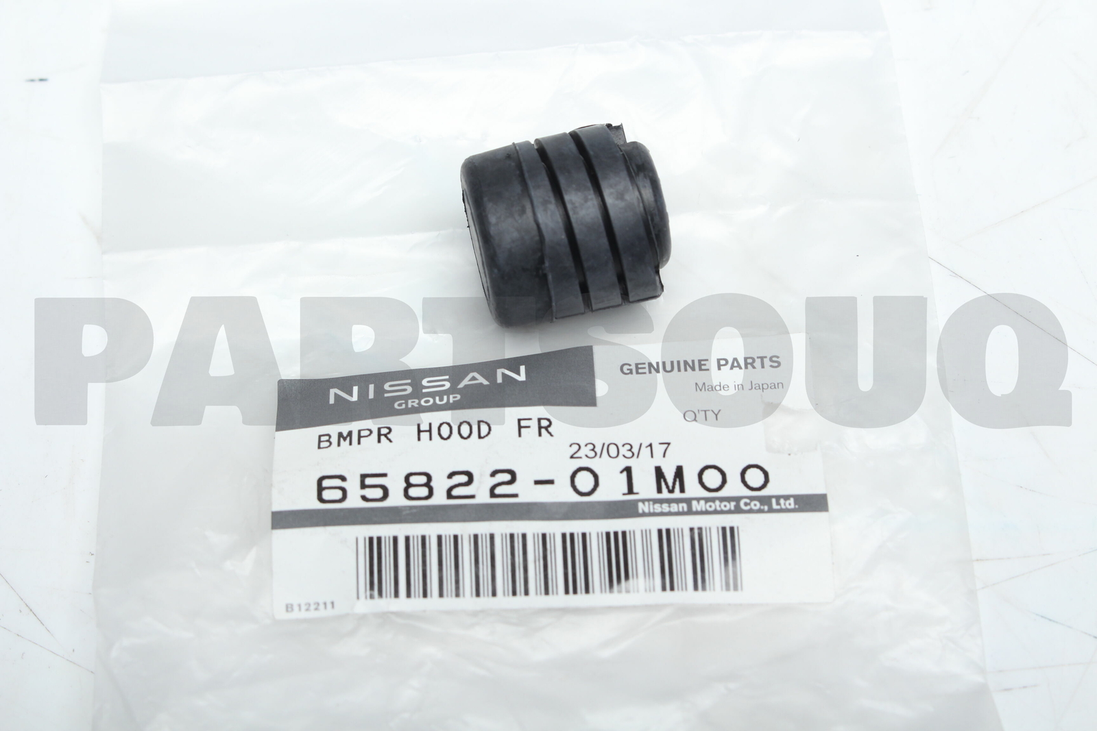 6582201M00 Véritable PARE-CHOCS Nissan CAPOT CAOUTCHOUC 65822-01M00 | eBay