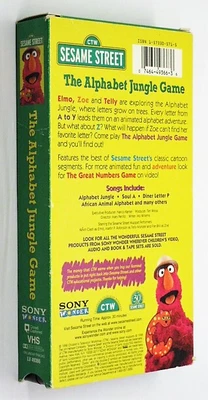 Sesame Street THE ALPHABET JUNGLE GAME & | Grelly USA