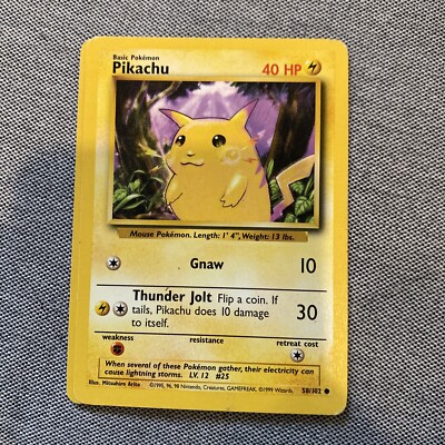 Pokémon TCG Pikachu E3 Promo 58/102 | eBay