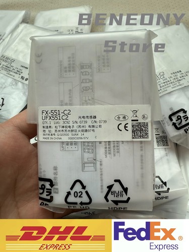 New In Box PANASONIC / SUNX FX-551-C2 Fiber Optic Sensor Expedited ...