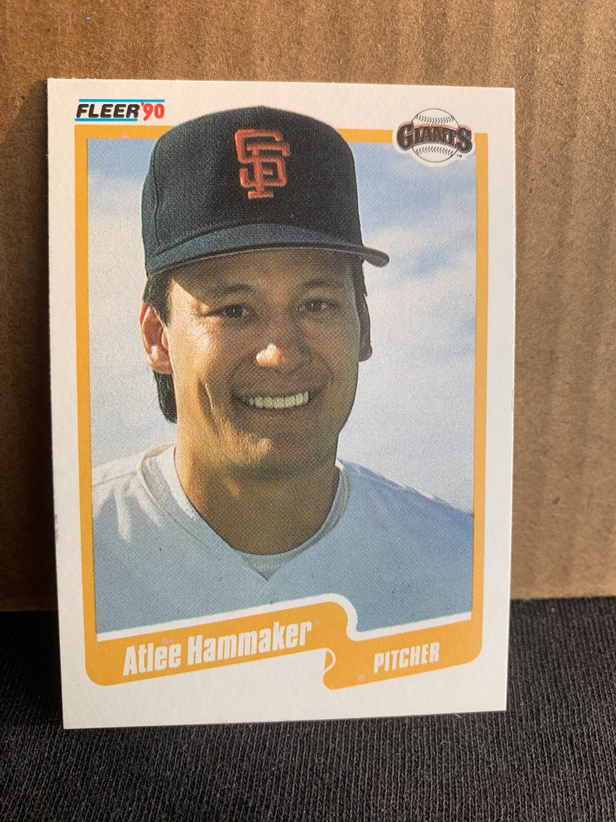 1990 Fleer Baseball Card San Francisco Giants Atlee Hammaker | eBay