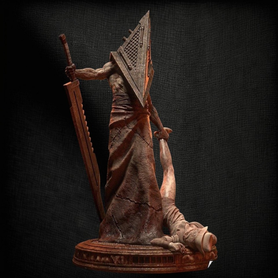 Pyramid Head Figure - Silent Hill 2 - Painted - High Quality 14K Resin ...