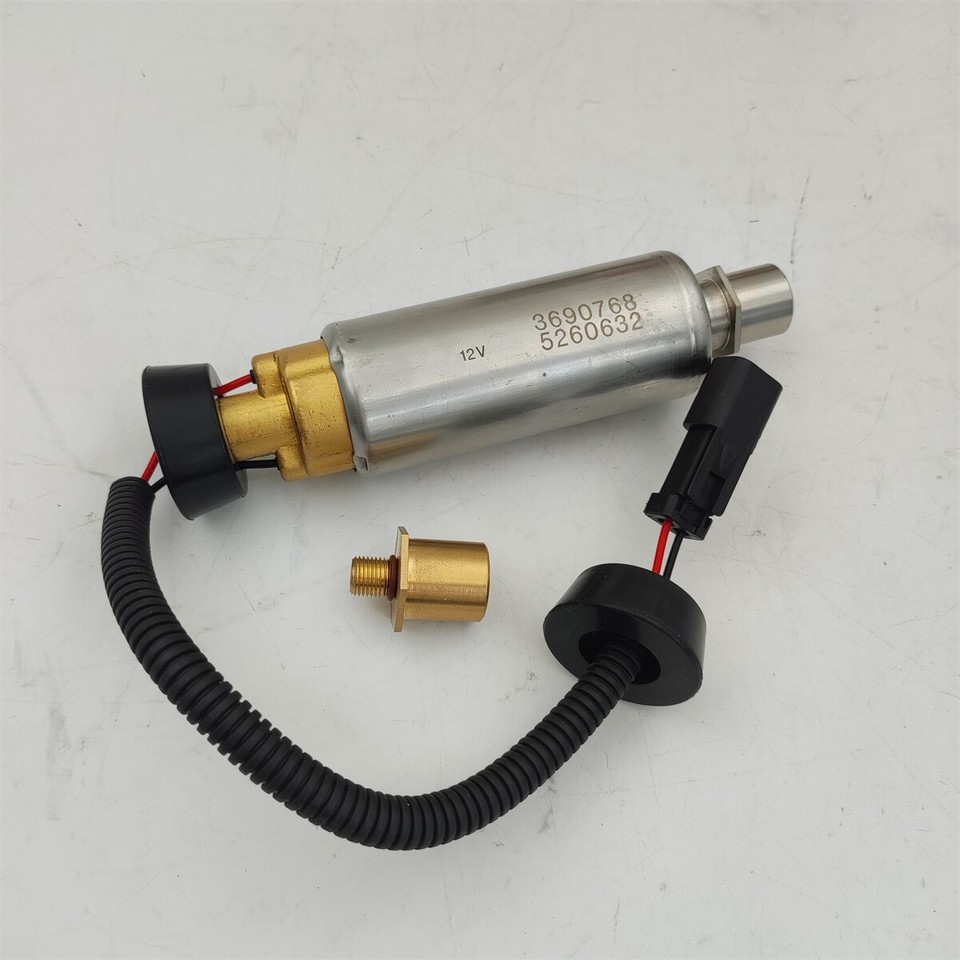 Cummins 3690768 Fuel Transfer Pump 12V for Cummins ISX ISX12 ISX15 QSX ...