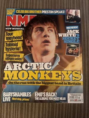 Arctic Monkeys NME UK Magazine Feb 4, 2006 Panic At The Disco White ...