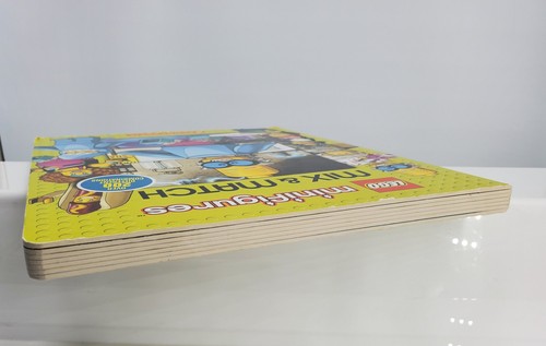 Lego Mini Figures Mix & Match Book Board Scholastic 12" Yellow Legos ...