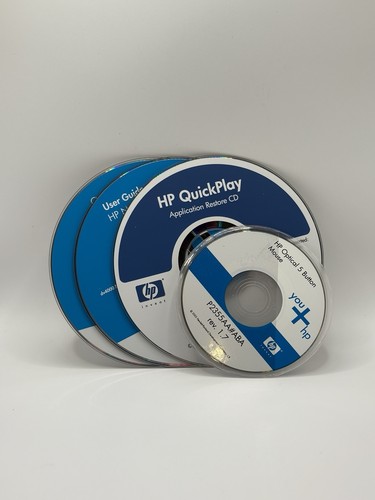 Lot Of 4 Hp Quickplay & Mouse Software Discs | eBay