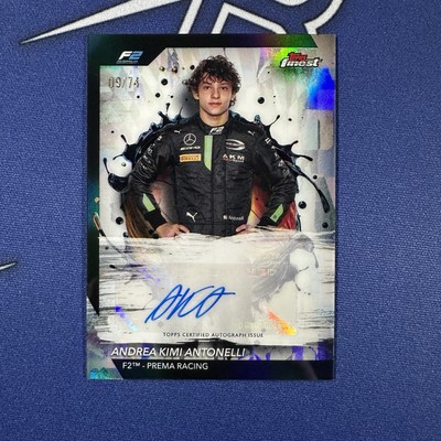 ANDREA KIMI ANTONELLI 2024 TOPPS FINEST F1 FORMULA 1 AUTO AUTOGRAPH RC ...