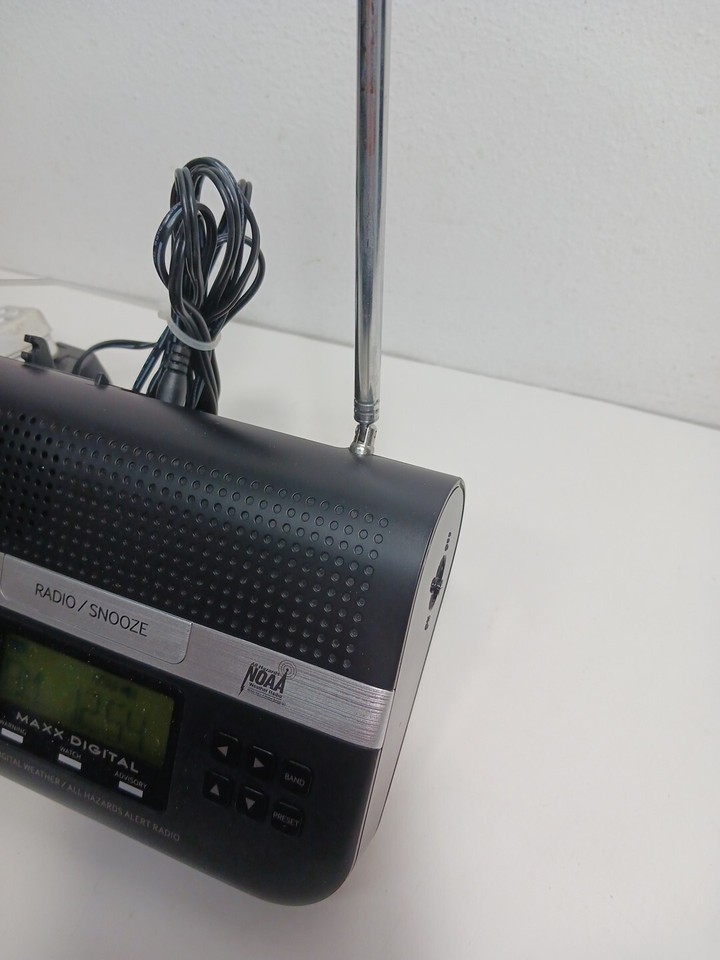Maxx Digital Weather Radio MX-CR01NW | eBay