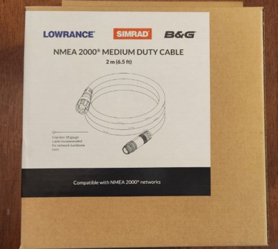 SIMRAD NMEA 2000 MEDIUM DUTY CABLE 2 MTR, 000-14376-001 | eBay