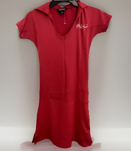 Vintage Budweiser Red One Piece Romper Promo Girl Costume Dress S ...