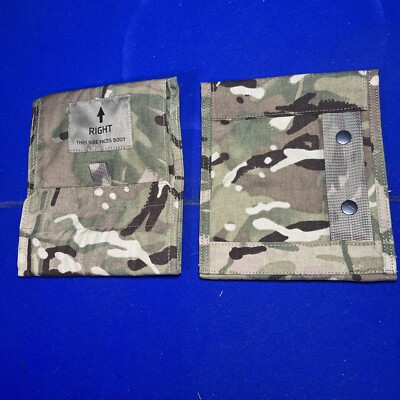 GENUINE BRITISH ARMY MTP CAMO VIRTUS LEFT RIGHT SIDE PLATE POUCHES PAIR ...