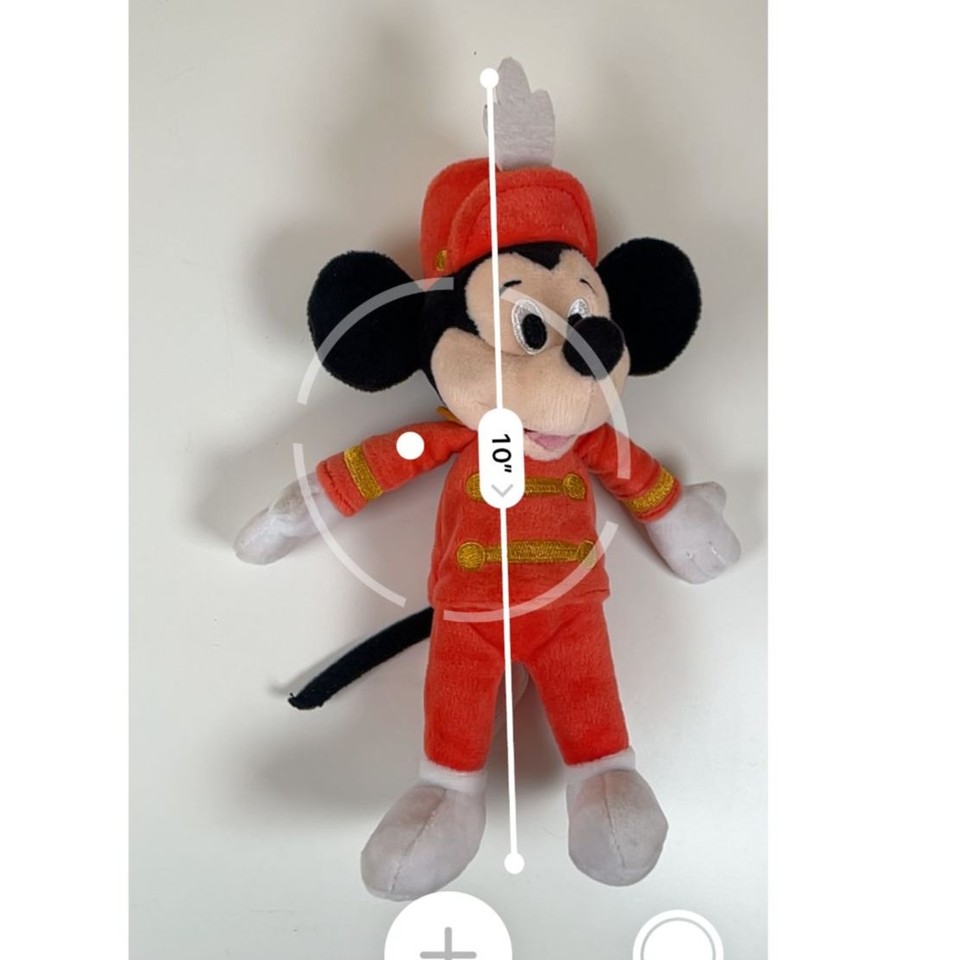 Orange Disney Mickey Mouse Marching Band Drum Major 10” Plush Stuffed ...