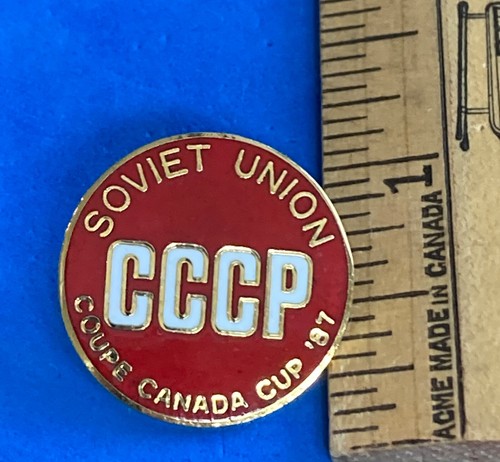 International Ice Hockey Coupe Canada Cup Soviet Union CCCP 1987 Lapel ...