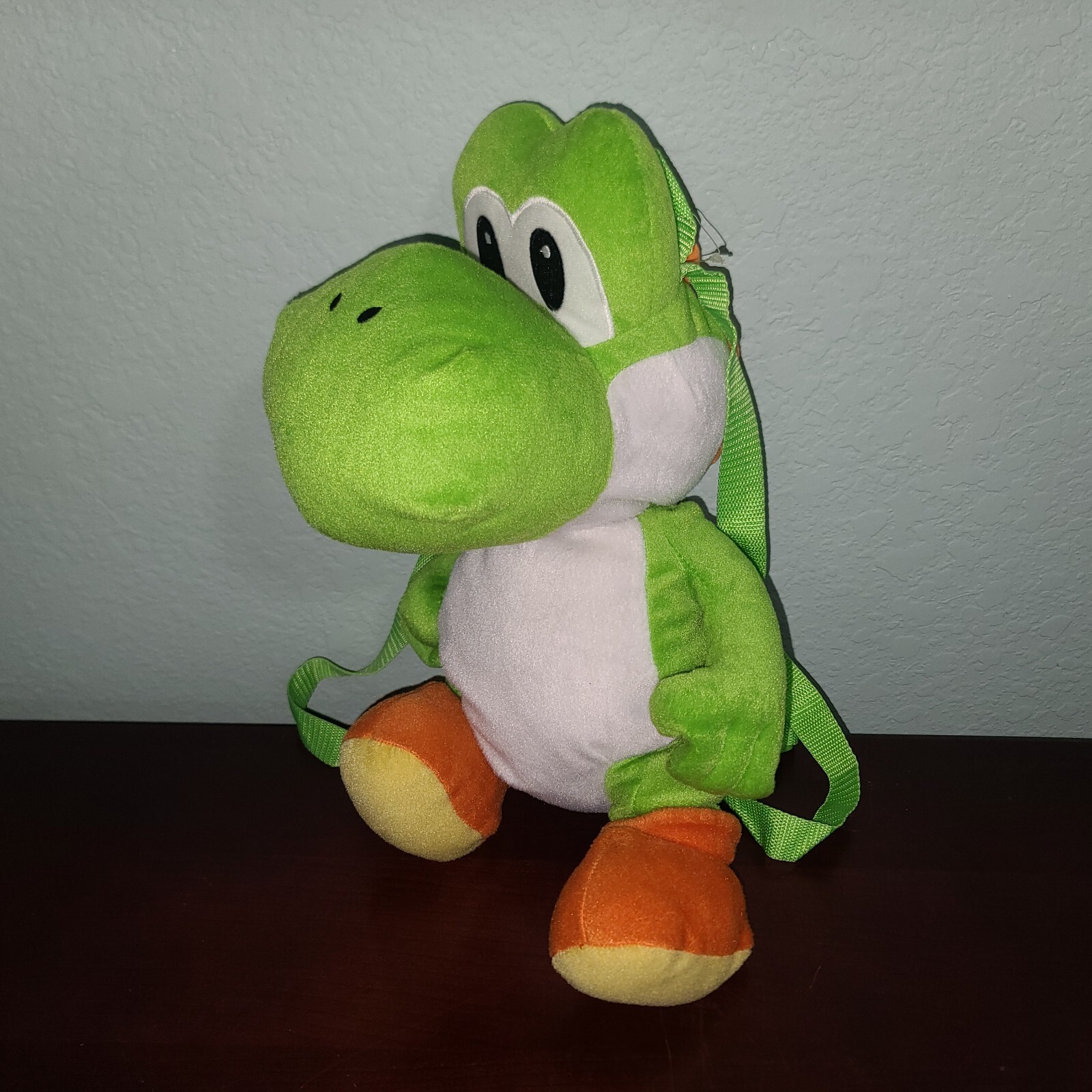 Official Nintendo Yoshi 18" Plush Backpack Mario Bros Green | eBay