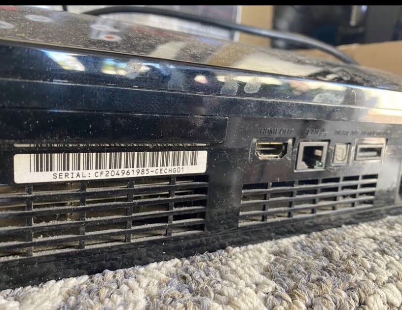 Sony PlayStation 3 PS3 Fat CECHG01 40GB Console With Box & Controller ...