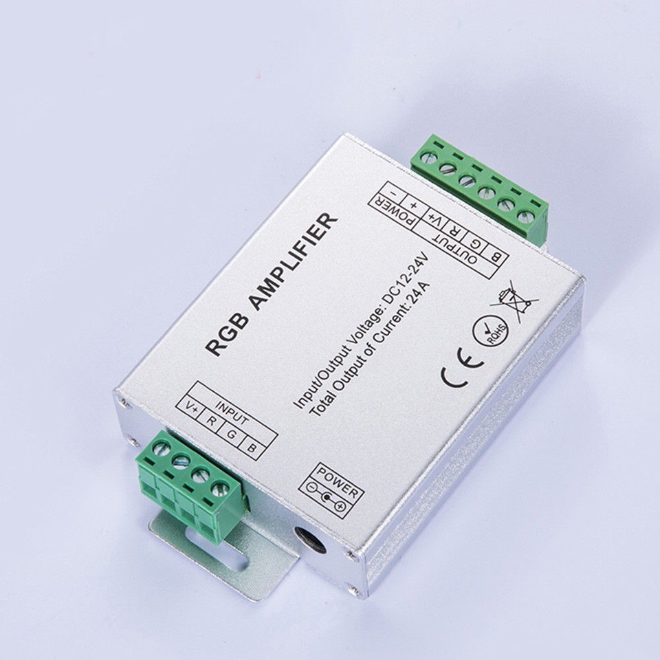 RGBW Amplifier LED strip RGB Repeater Controller signal transmission ...