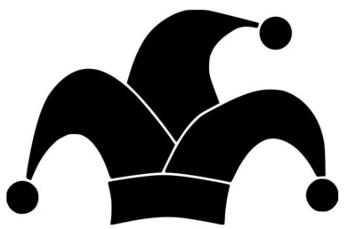 JESTER HAT Vinyl Sticker -V1- Jester's Cap Fool King's Court - Die Cut ...