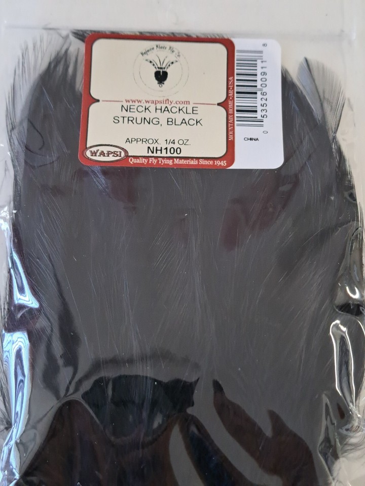 Wapsi Strung Neck Hackle Fly Tying Feathers 1/4oz Streamers Collars ...
