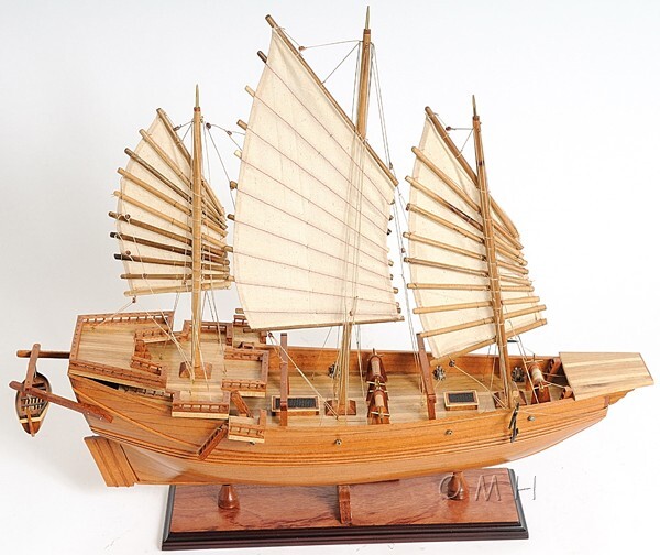 Ancient Chinese Junk Ship Replica, Tall Ship Model, Asian Vessel ...