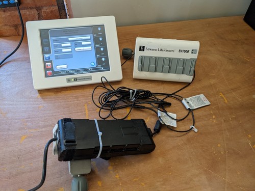 Edwards Lifesciences EV1000m Monitor + Databox DV100DB EV1000 | eBay