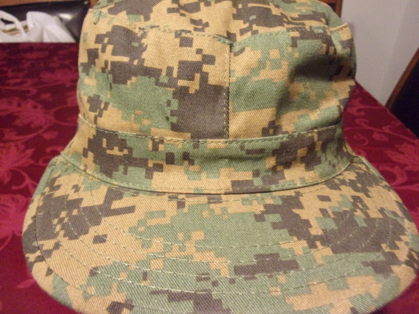 NEW US MILITARY USMC U.S. MARINES MARPAT COMBAT CAP X-LARGE OR 7 3/4 RL ...