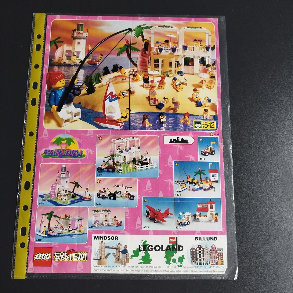 Lego advertising pampflet poster. 4.103.796. Size A4.Belville. | eBay