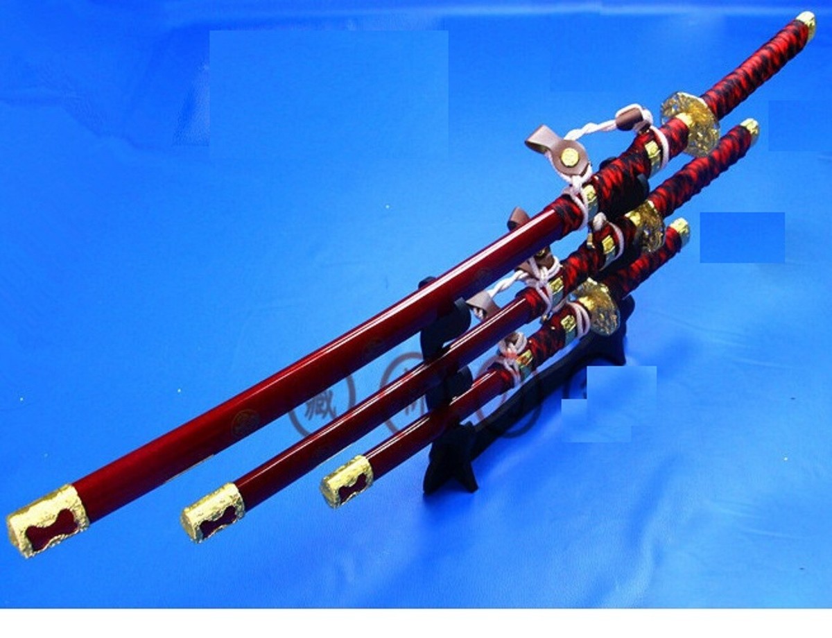 Japanese Samurai Sword 39 Inch Gold Jintachi Sword Katana Buy Jintachi