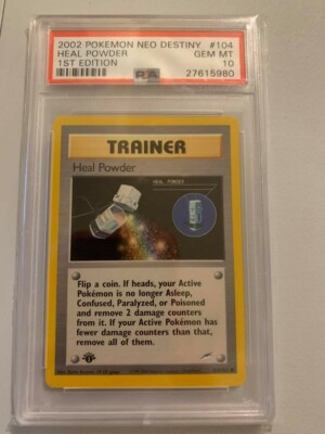 Pokemon TCG Trainer Heal Powder 1st edition PSA 10 - GEM MINT | eBay