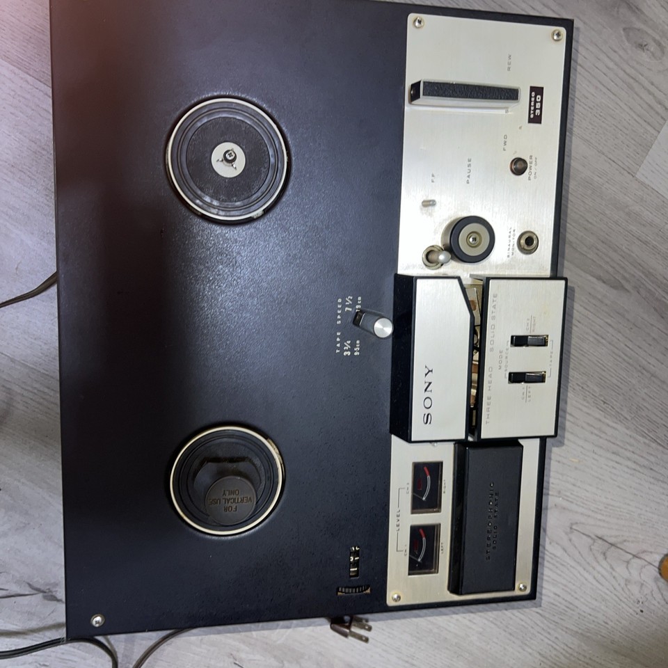 Vintage Sony TC-350 Solid State Stereo Reel to Reel Tape Player ...