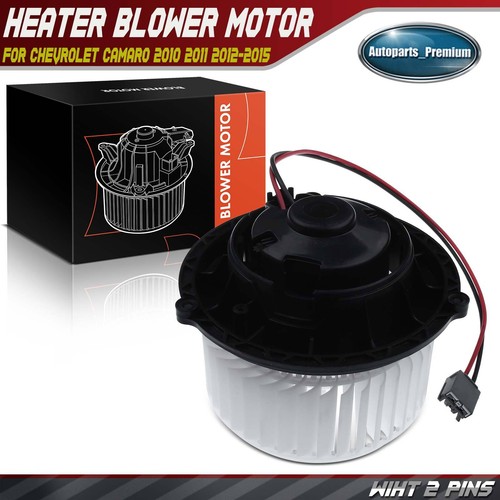 HVAC Heater Blower Motor w/ Fan Cage for Chevrolet Camaro 2010-2015 ...