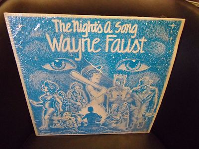 Wayne Faust The Night's A Song vinyl LP w/INSERT 1979 WOLF VG+ in ...
