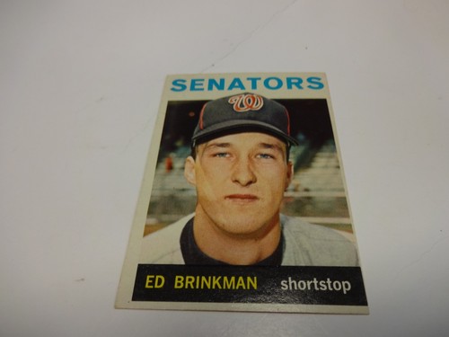 1964 Topps Baseball Ed Brinkman Washington Senators Card #46 | eBay