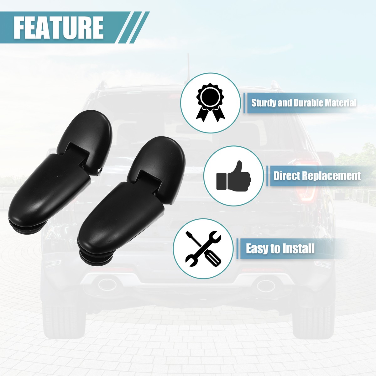 Ford Explorer Window Hinge X AUTOHAUX 2PC Rear Window Hinge Set For ...