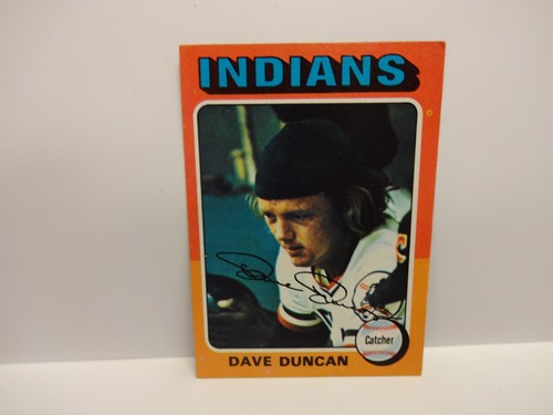 1975 Topps Baseball Dave Duncan Cleveland Indians Card #238 | eBay