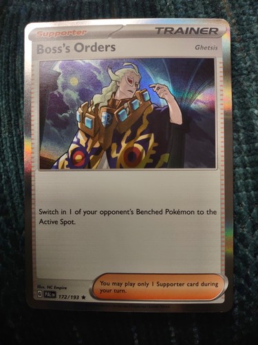 Pokémon TCG - Boss's Orders - 172/193 - Holo Rare - Paldea Evolved | eBay